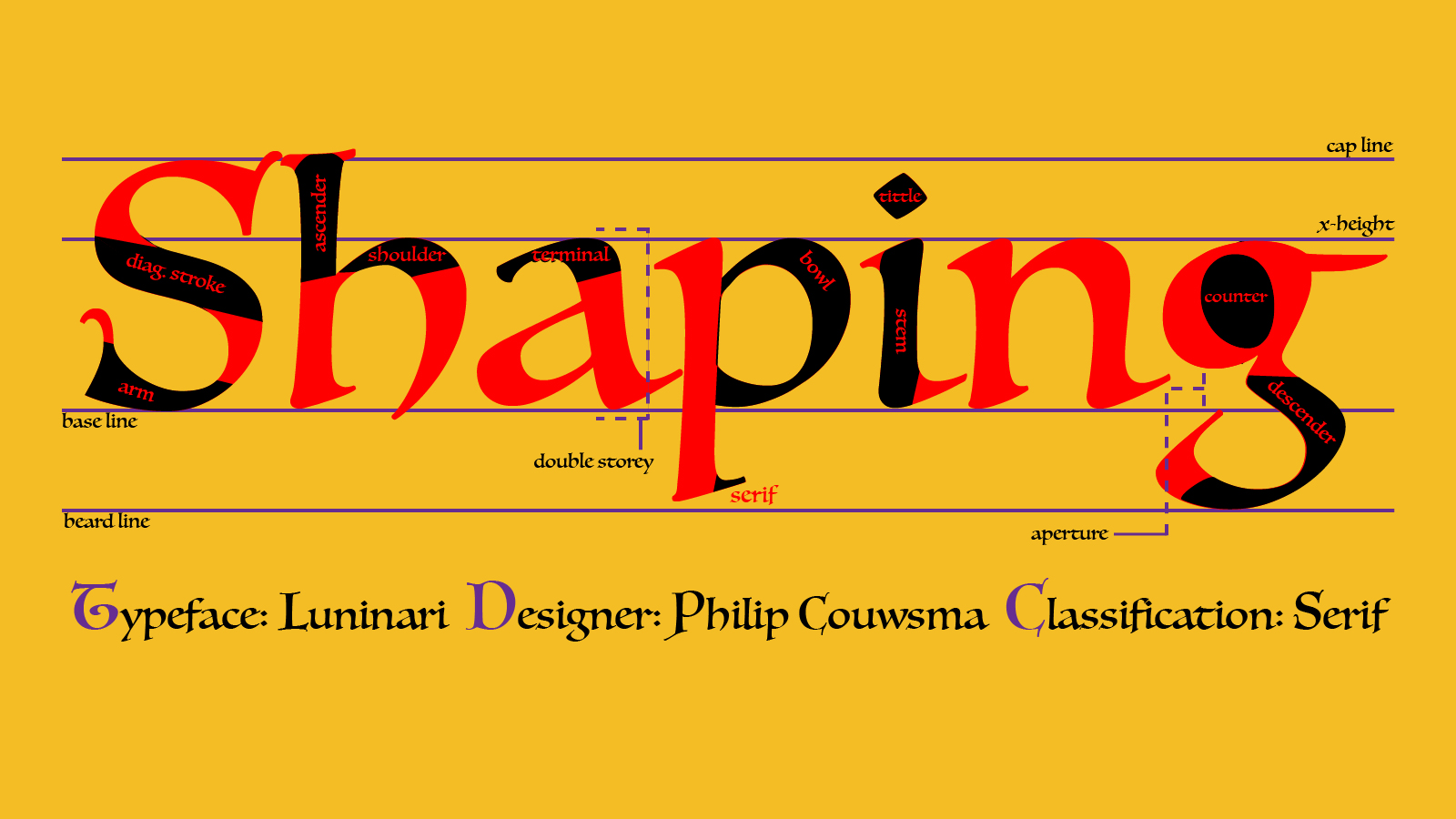 Type Anatomy Poster – Sanabria Visionary